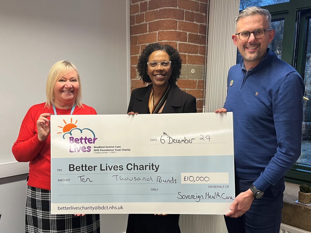 Sovereign Health Care donates £18,000 to Care Trust to enhance patient ...