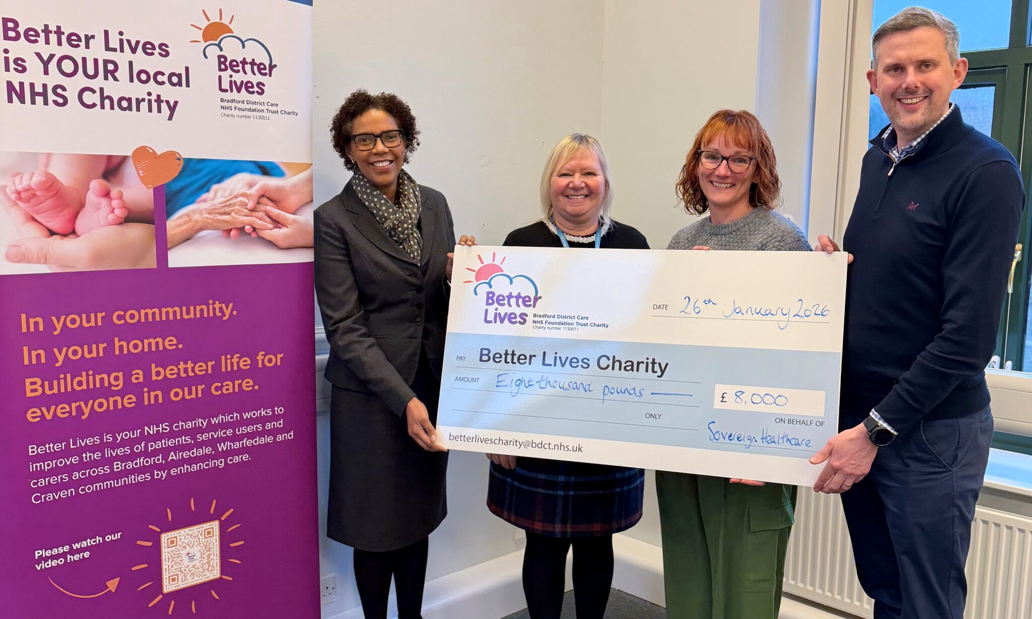 £8,000 boost for patient care as Sovereign Health Care backs Care Trust ...